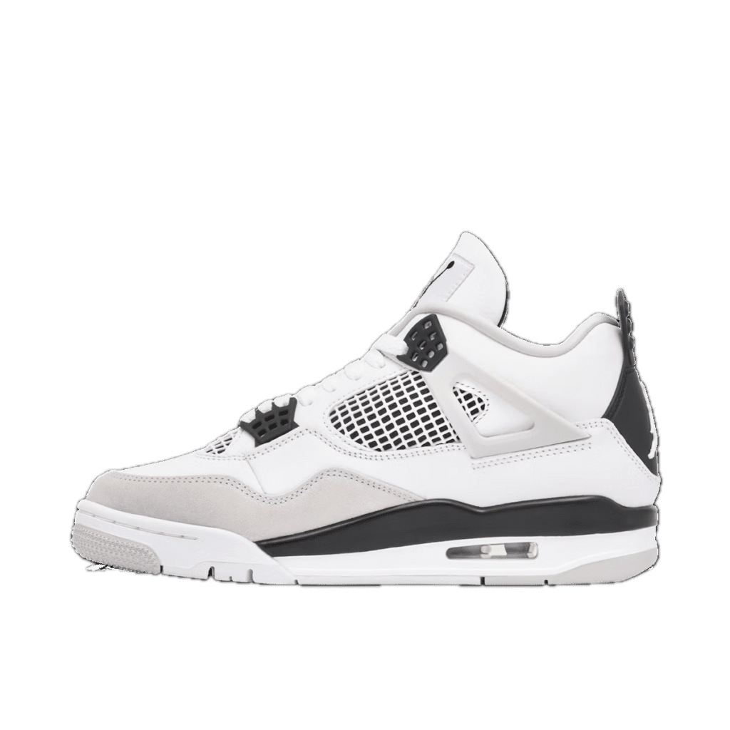 Air Jordan 4 Retro Biały, czarny Military Black DH6927-111 - Reys.pl
