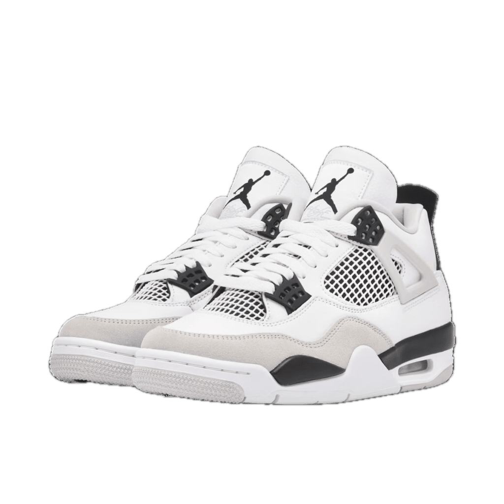Air Jordan 4 Retro Biały, czarny Military Black DH6927-111 - Reys.pl