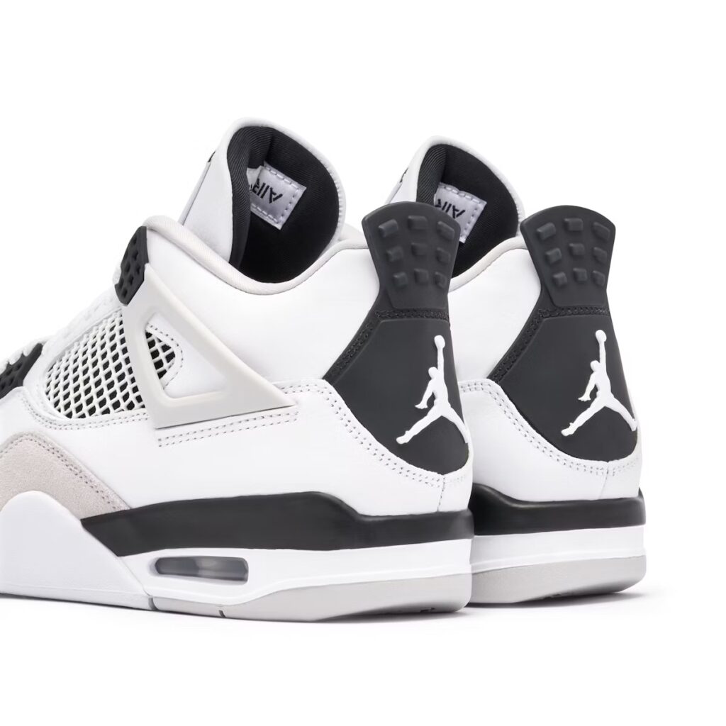 Air Jordan 4 Retro Biały, czarny Military Black DH6927-111 - Reys.pl